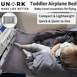 UNARK Toddler Airplane Bed for Toddler Airplane Seat Extender for Kids Airplane Bed,Inflatable Airplane Foot Rest