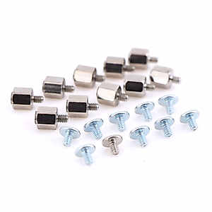 10Set Mounting Screws Kits Hand Tool Mounting Stand Off Screw Hex Nut for Most PC and Laptop Motherboard