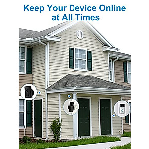 3-Pack Lithium-ion Batteries Compatible with Ring-Doorbell 2/3/4, 3plus Cam, Spotlight Cam and Stick-up Cam, New ion-Cell with Full Compatibility for All Cam Models, 6040mAh with Easy Release Design