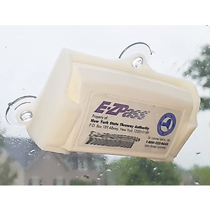 Free Thought Designs EZ Pass and I Pass Holder for New Toll Transponders - American Flag - 3 Point Mount (3 Pack)