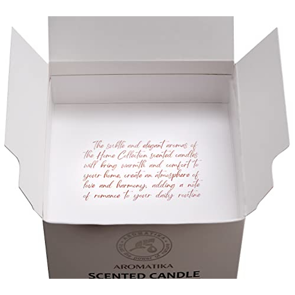 Mysterious Sandalwood Scented Candle - Aromatherapy Candle with Essential Oil - Soywax Candle - Up to 45 Hours Burn Time - Glass Candle Gift - Soy Wax Candles for Home Scented - Home Scented Candles