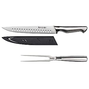 Cangshan Sanford Series 1027198 German Steel 2-Piece Carving Set with Sheath