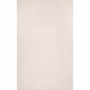 Handwoven Wool Area Rug- Natural Yarn- Contemporary Farmhouse Decor- ecofriendly Rugs for Bedroom Living Room (Ivory, 5'x8')