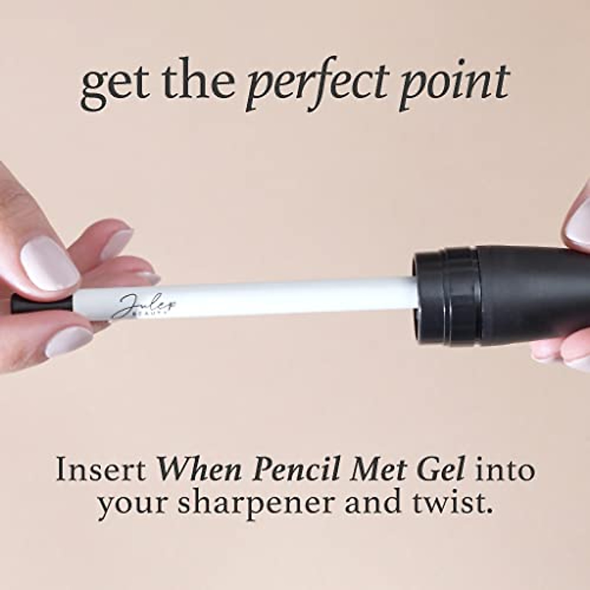 Julep When Pencil Met Gel Sharpenable Multi-Use Longwear Eyeliner Pencil - Chocolate Brown Shimmer - Transfer-Proof - High Performance Liner