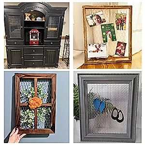 UWIOFF Chicken Wire - 16.9'' x 315'' Chicken Wire Fencing, Galvanized Hexagonal Poultry Netting, 0.6 Inch Wire Mesh Garden Fence Animal Barrier Metal Floral Chicken Wire for Crafts Garden Rabbit