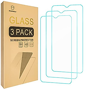 Mr.Shield [3-Pack] Designed For T-MOBILE REVVL 6 5G / REVVL 6x 5G [Upgrade Maximum Cover Screen Version] [Tempered Glass] [Japan Glass with 9H Hardness] with Lifetime Replacement