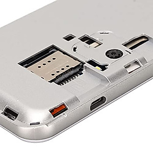 HD Tablet, 7in 5GWIFI Dual Band Tablet PC 32G Memory Storage Long Battery Life Kid Tablet for Android 10 System US Plug 100 to 240V (Gold)