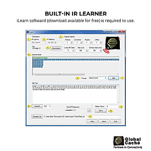 Global Caché IP2IR iTach TCP/IP to IR Converter - Connects Infrared Control Devices to a Wired Ethernet (2-Pack)