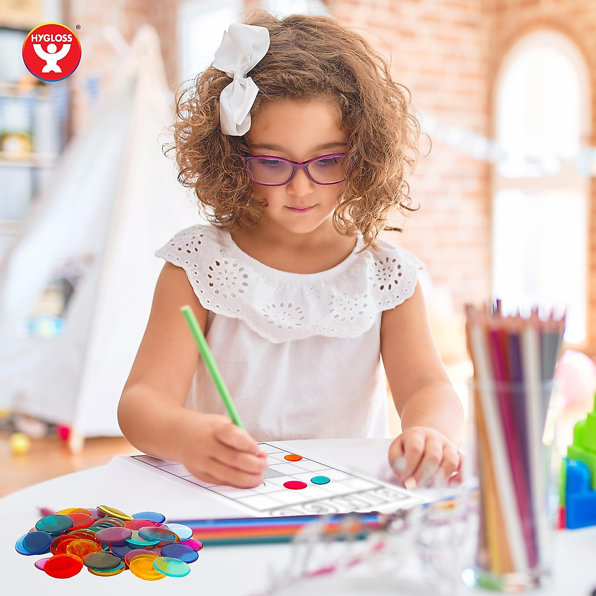 Hygloss Products Blank Bingo Cards, White, 36 Per Pack,HYG87130