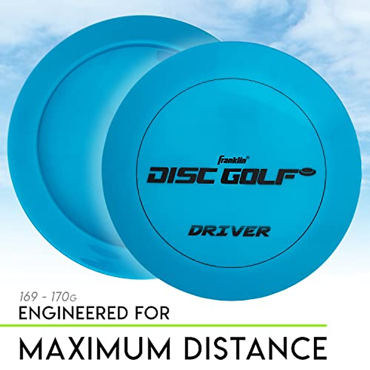 Franklin Sports unisex adult Orange/Blue/Pink ultimate flying discs, Mid-Range, Putter Discs Included - All Ages US