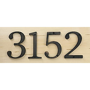 Distinctions 843248 4" Flush Mount House Number 8, No Size, Bronze