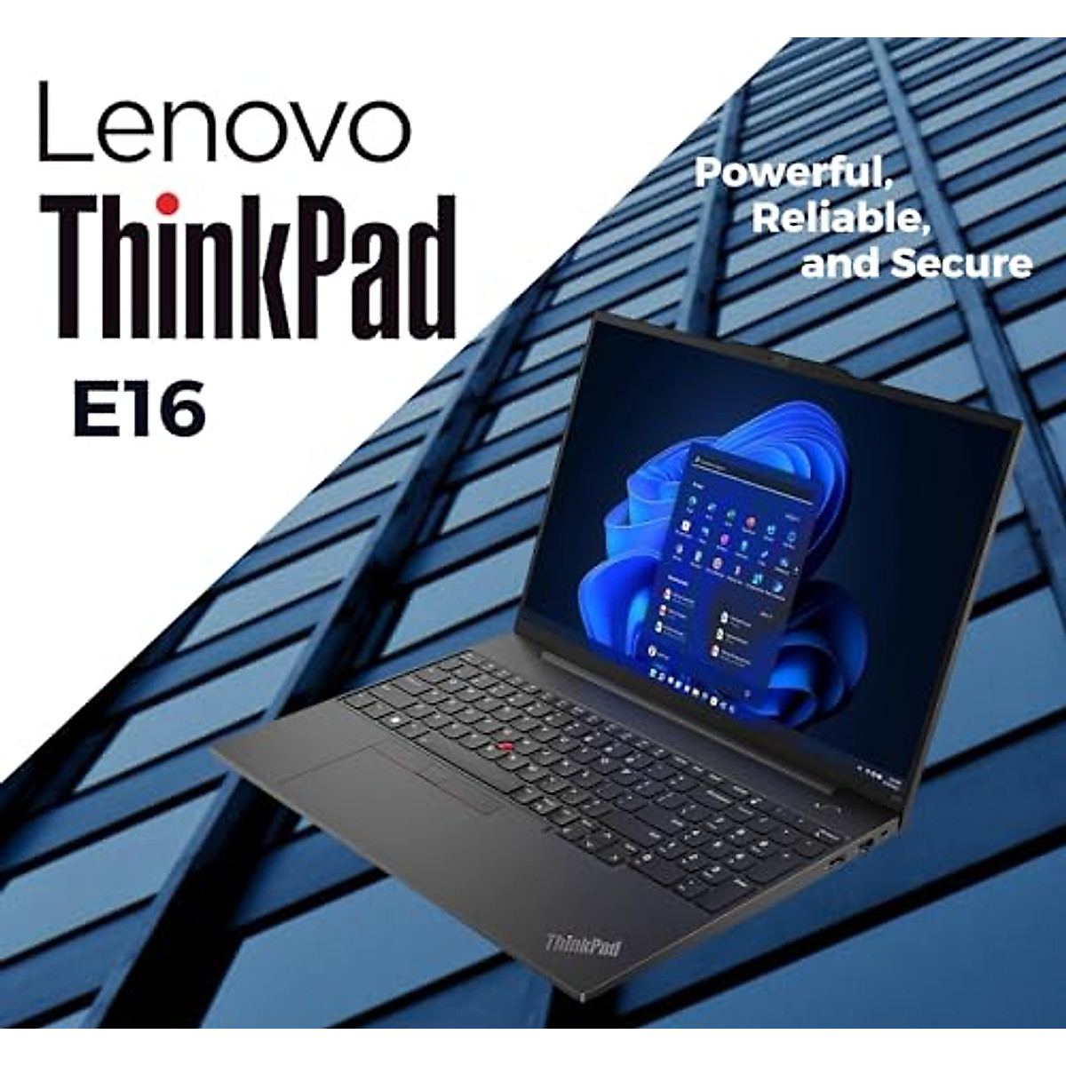 Lenovo ThinkPad E16 Business Laptop, 16" WUXGA Display, AMD Ryzen 7 7730U (Beat Intel 13th i5-1335U), 24GB RAM, 2TB PCIe SSD, Webcam, HDMI, RJ-45, Fingerprint Reader, Wi-Fi 6, Windows 11 Pro, Black