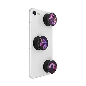 PopSockets PopMinis: Mini Grips for Phones & Tablets (3 Pack) - Neon Dream