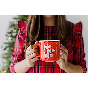 Pearhead Ho Ho Ho Christmas Camper Mug, Holiday Coffee Cup, Christmas Home Décor, Holiday Gifts, Seasonal Coffee Mug, Stocking Stuffer Gift Ideas, Microwave And Dishwasher Safe