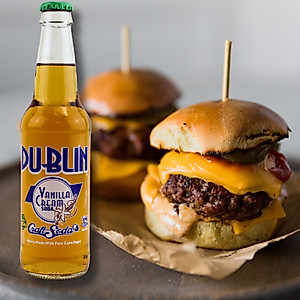 Dublin Bottling Works 12 Pack Sodas in Glass Bottles - 16 Different Flavors - Bottling in Dublin, Texas Since 1891 - Bundled by Louisiana Pantry (Vanilla Cream)