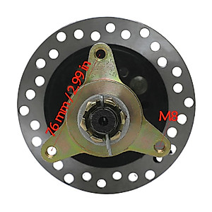 YC Yier Rear Axle Kit 48V 1000W Electric Motor Differential Gearbox Speed Controller Foot Pedal Hydraulic Brake Assembly DIY Parts For Go Kart Golf Cart ATV Quad Buggy Drift Trike Tricycle (40" Axle)