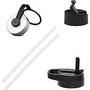 IRON °FLASK Sports Water Bottle - Wide Mouth with 3 Straw Lids - Stainless Steel Gym & Outdoor Bottles for Men, Women & Kids - Double Walled, Insulated Thermos, Metal Canteen - Day & Night, 40 Oz