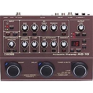 Boss AD-10 Acoustic Guitar Processor Pedal
