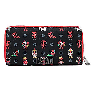 Loungefly x Deadpool 30th Anniversary Zip-Around Wallet