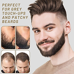 VOLLUCK Root Touch Up Hair Powder Root Cover Up Hairline Shadow Powder Stick, Root Touch Up for Thinning Hair for Women and Men, Bald Spots, Eyebrows, Beard Line, Gray