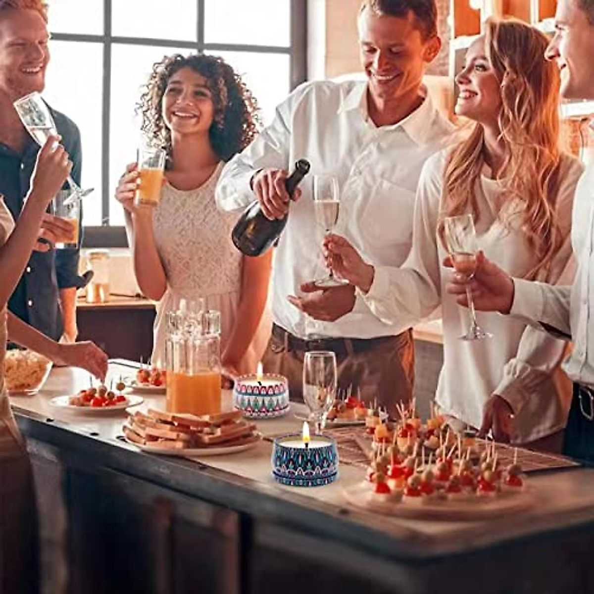 12 Pack Scented Candles Gift for Families and Her,2.2OZ Make with Natural Soy Wax and Oils Aromatherapy Candles with Various Fragrances