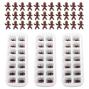 My Water Broke Baby Shower Game with 80 Mini Plastic Babies, 3 Ice Cube Trays and 1 Sign, Used for Ice Baby Shower Games, Black