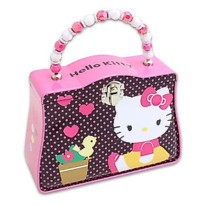 Hello Kitty House Classic Purse Tin with Beaded Handle
