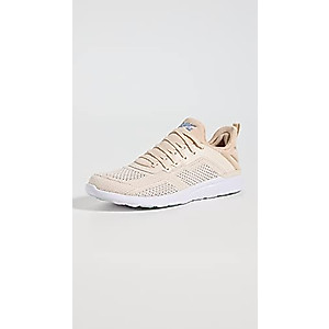 APL: Athletic Propulsion Labs Women's Techloom Tracer Sneakers, Beach/Frozen Grey/White, 7.5 Medium US