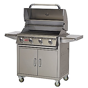 BULL 26002 NG Outlaw Natural-Gas-Grills, White