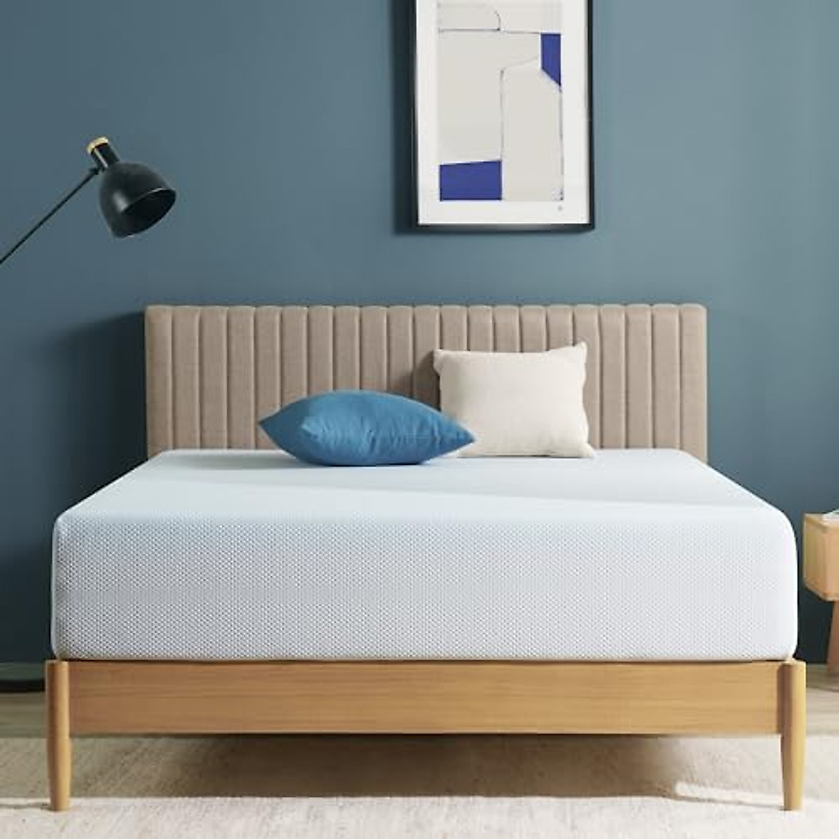 ZINUS 10 Inch Green Tea Cooling Memory Foam Mattress [New Version], Queen, Fiberglass Free, Medium Firmness, Cooling Gel Foam, Certified Safe Foams & Fabric, Mattress in A Box