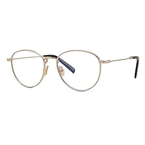 Tom Ford TF5749B Blue Block Eyeglasses 028 Gold/Black 52mm FT5749