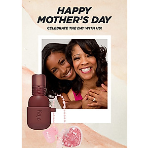 Kaja Lip & Blush Glazed Keychain Stain - Jelly Charm 05 Peach Fizz | with Triple Berry Complex, Lemon Fruit Extract & Olive Squalane, Hydrating, Long Lasting Lip Tint