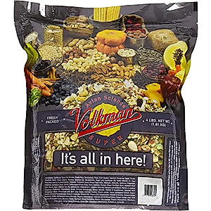Volkman Avian Science Super African Grey Parrots Bird Food for 4 Lb- 2pack