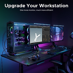 Warrky 4K DisplayPort to HDMI Cable 6FT【Metal Case, Nylon Cable】 One-Way Transmission DP 1.2 Computer to HDMI 1.4 Screen Compatible for Dell, HP, Samsung, PC, Laptop, Projector, TV