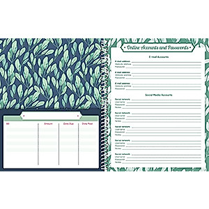 Bill Organizer: Keep Life Organized (Includes 12 Pockets and Password Log)