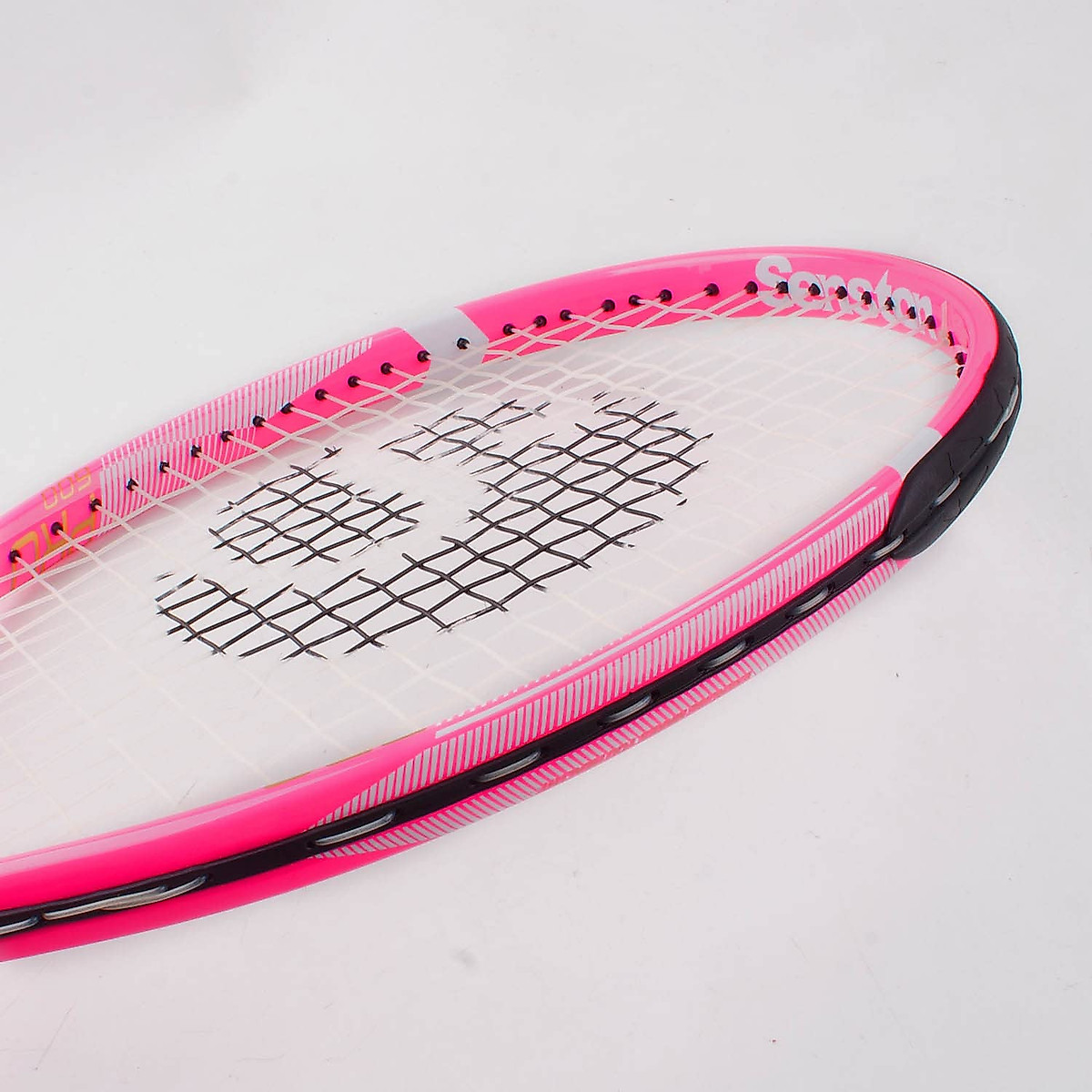 Senston Tennis Racket for Adults Tennis Racket Professional 27 inch Tennis Racquet for Girls Women Pink