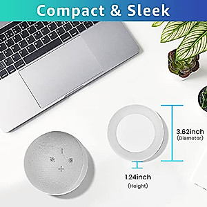 FUQINTOP Dot 4th/5th Generation Stand, Table Holder Mount with Light Guide, Enhance Light Effect, Space-Saving Dot 4/5 Accessories with Cable Management, Black