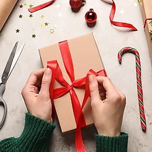 NEBURORA 100 Sheets Kraft Tissue Paper for Gift Bag 20x14 Inches Wrapping Tissue Paper Bulk Brown Decorative Art Paper for DIY Crafts Birthday Weddings Holiday Christmas Party Decor