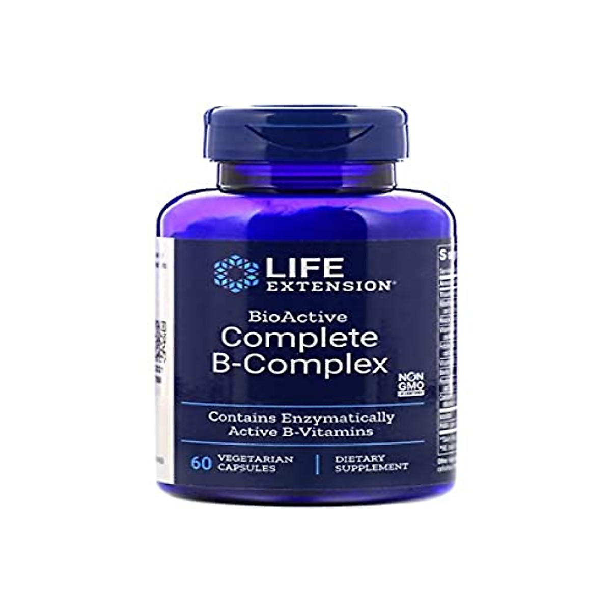 Life Extension Bio-Active Complete B-Complex, 60 Vegetarian Capsules (2)