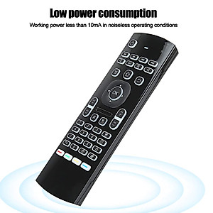 VINGVO Wireless Keyboard, Infrared Sensor Infrared Keyboard, Double Sides Keyboard with Remote Control 2.4G Backlight Gaming Pads for PC, Projectors, TV Boxes, Home Theater