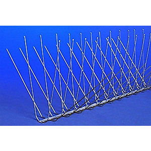 Nixalite Stainless Steel Bird Spikes E-Spike (8 Ft. (4-2 Ft. Strips))