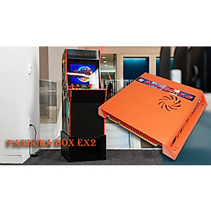 ARCADORA Pandora Box EX 2 Arcade Jamma Board, 4300 in 1 (70 3D Games) DIY Retro Game Cabinet, VGA HDMI Output, Save Games, Accurate Search Games, Custom Button