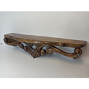 mik-Dyzayn Shelf, Carved Wooden Shelf, Vintage Wall Shelf, Antique Shelf, Wall Shelf, Plant Shelf, Shelf Decor, Book Shelf, Floating Shelf, Carved