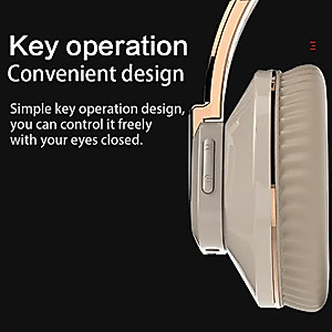 Over-ear Headphones Wireless Bluetooth Adjustable Wireless Headset with Hi-Fi Stereo, 16Hours Playtime, Foldable Bluetooth Headphones, Wireless Noise Cancelling Headphones for Phone/PC Cool Stuff