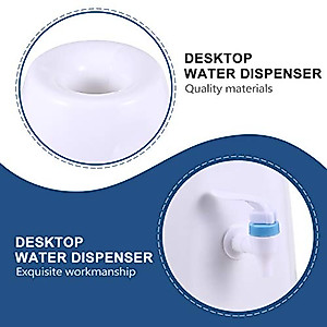 DOITOOL Hot Cold Water Dispenser Top Loading Water Dispenser Desktop Water Cooler Dispenser Hot or Cold Water Cooler Drinking Fountain Filtered Water Dispenser