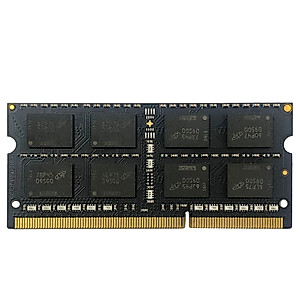 EMMCRAM 16GB(8GBx2) PC3L-14900S DDR3 / DDR3L Laptop RAM 1866MHz 1867mhz SODIMM 2Rx8 1.35V Non-ECC Unbuffered 204Pin Notebook Memory SDRAM Black