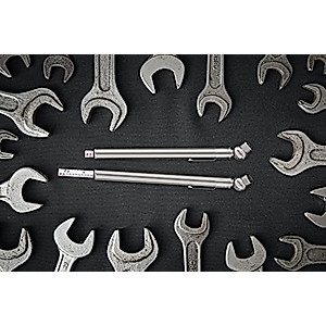 2 Pack - Pencil Tire High Pressure Gauge (10PSI-75PSI) Heavy Duty Stainless Steel Body and All Metal Made Nozzle with 4 Replacement Tire Caps