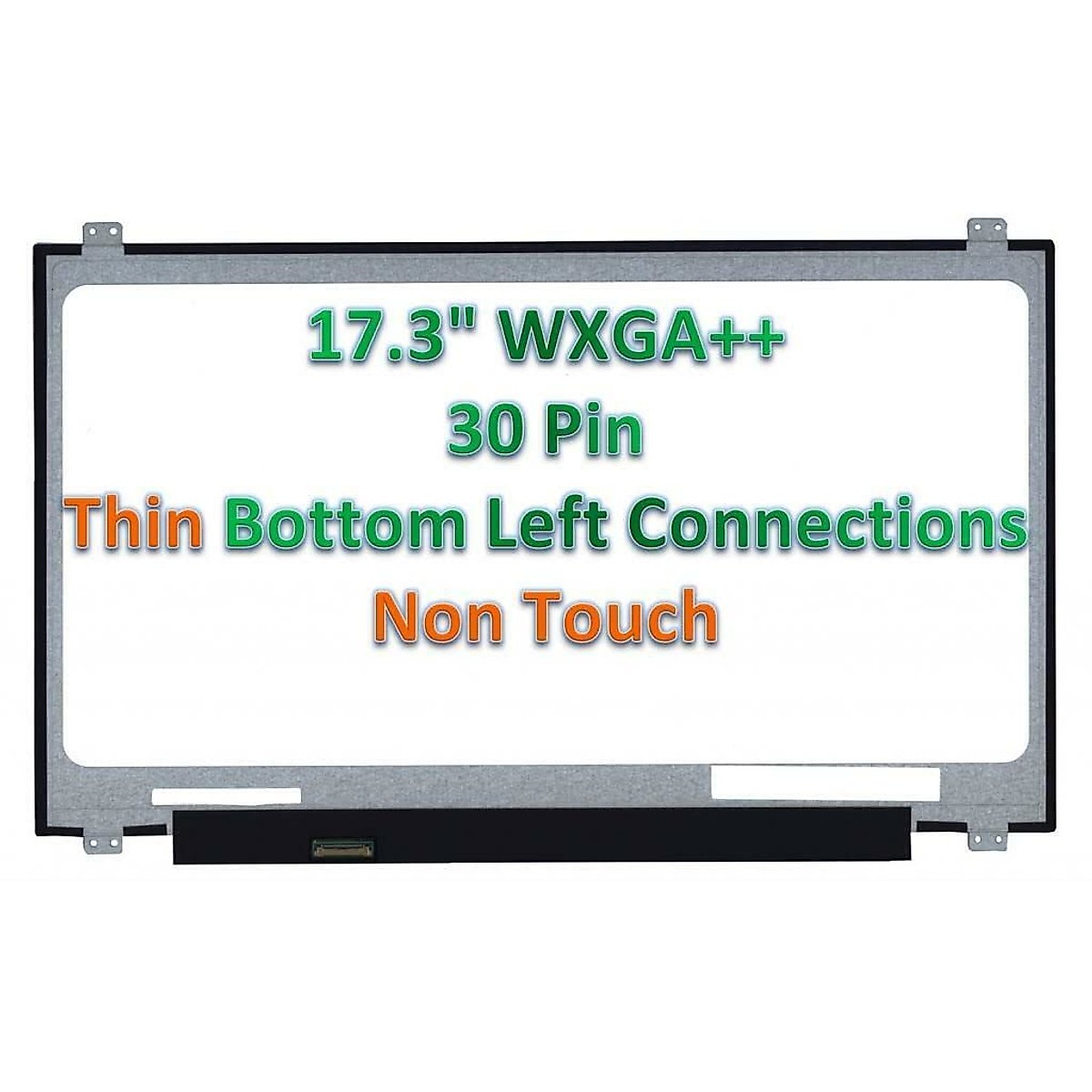 Daplinno 17.3" LCD Replacement for HP 17-BY2004DS 17-BY2005DS 17-BY2006DS 17-BY2007DS LCD Screen Display 60Hz 30 pins Panel HD+ (1600×900) (Only for Non Touch Version)