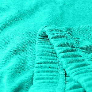 Bblulu Womens Elastic High Waist Leggings Tight Sports Casual Lace Patchwork Yoga Short Pants with Drawstring