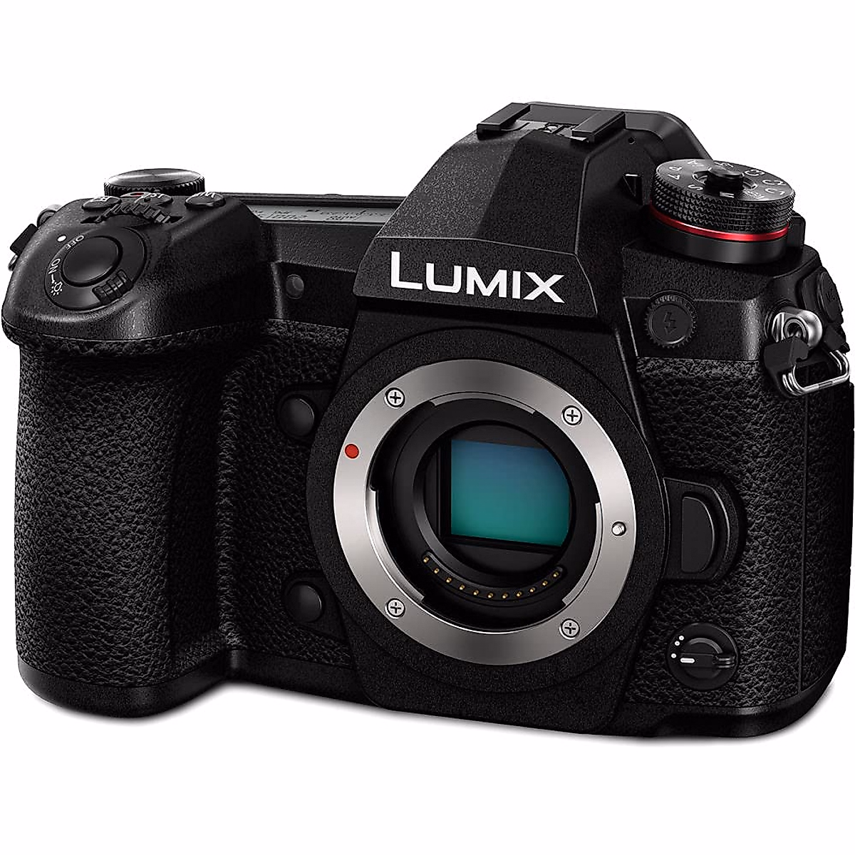 Panasonic Lumix DC-G9 Mirrorless Digital Camera (Body Only) (DC-G9KBODY) - Bundle - with 128GB Memory Card + LED Light + DMW-BLF19 Battery + Soft Bag + 12 Inch Flexible Tripod + Cleaning Set + More